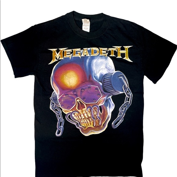 Gildan | Shirts | Megadeth Tshirt Small Vic Rattlehead Gilman Tag Metal ...